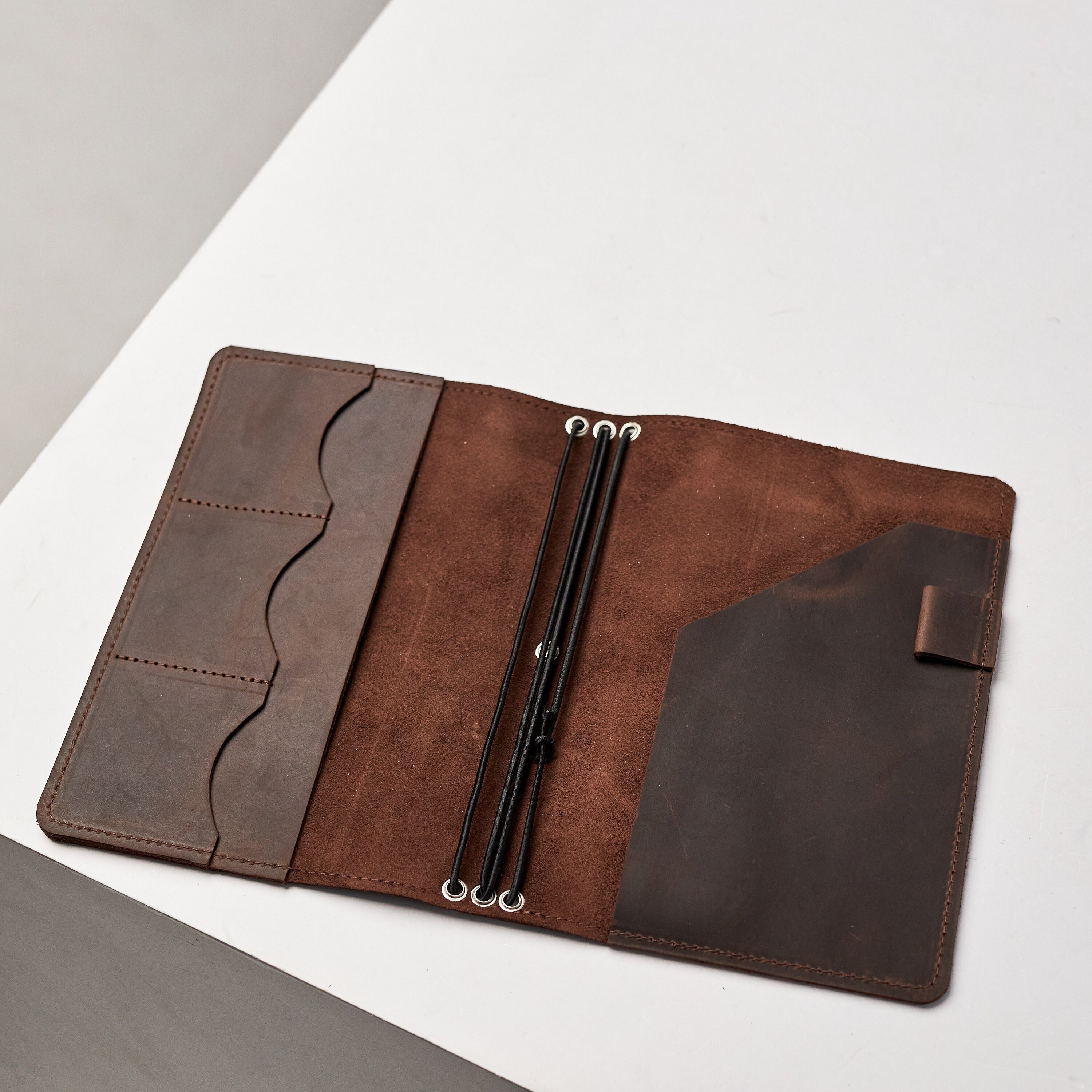 Personalized Leather Notebook Cover, Engraved Notebook Cover, Leather ...