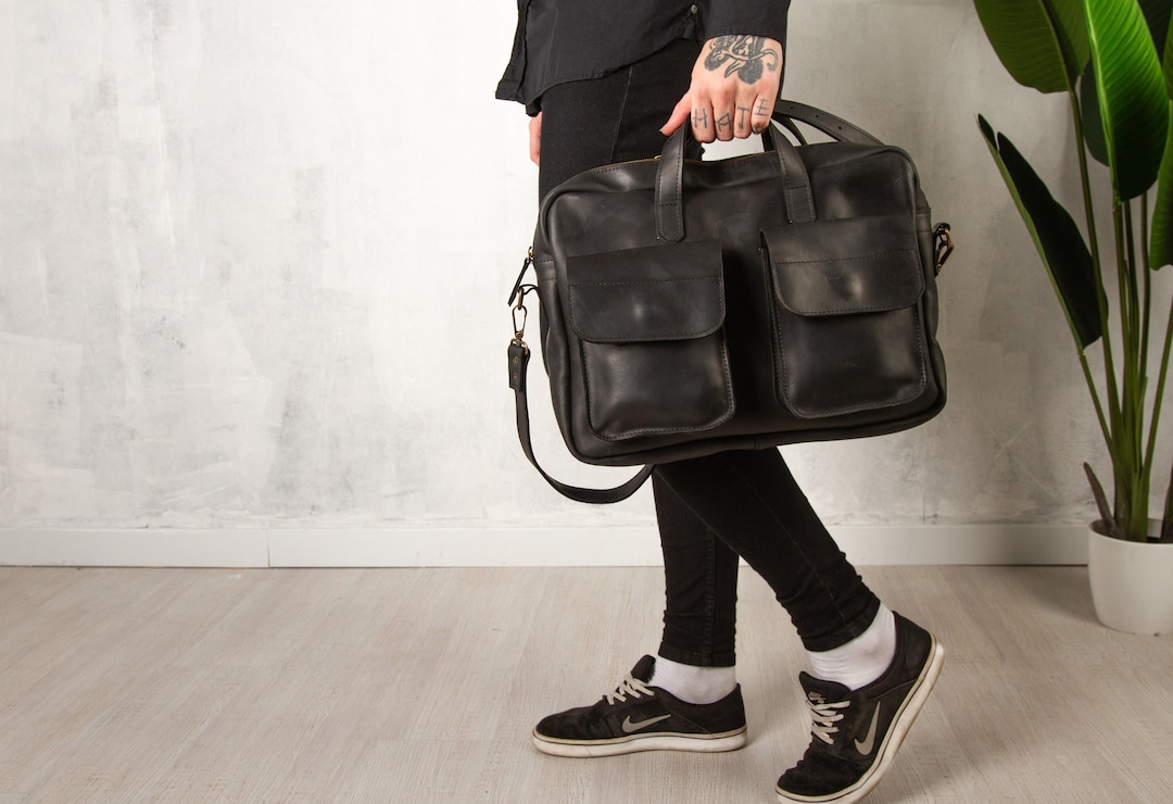 Personalized Messenger Bag,messenger Leather Bag,personalized Laptop ...