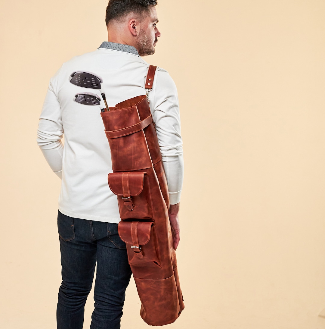 Handmade Golf Bag,leather Golf Bag,gift for Golfer Men,golf Club Bag ...