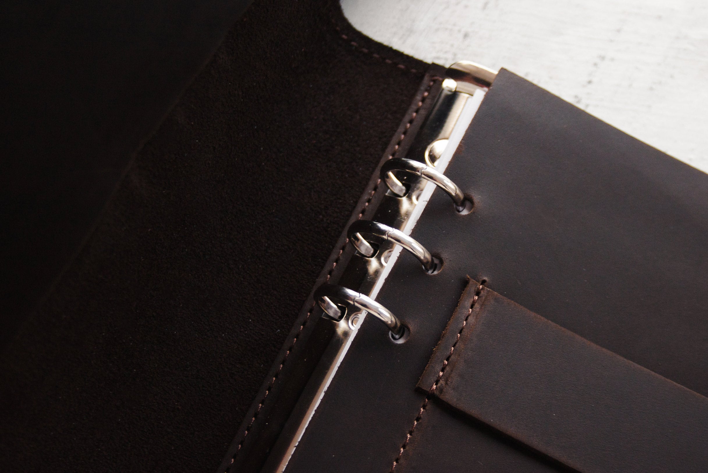 Leather Binder Portfolioleather Binder Coverportfolio Binder - Etsy