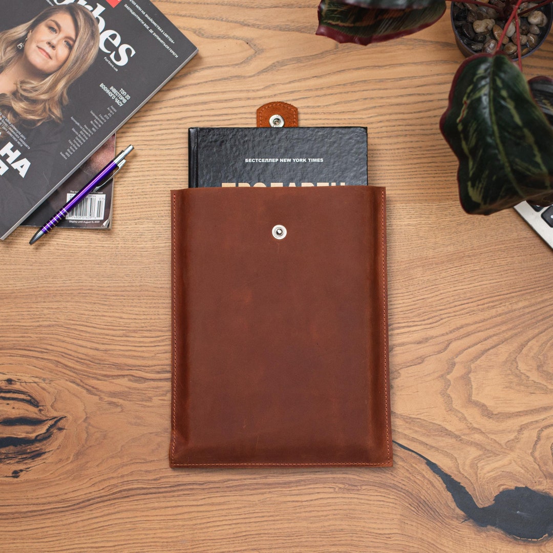 Handmade Leather Book Cover, Personalized Book Cover, Custom Leather ...