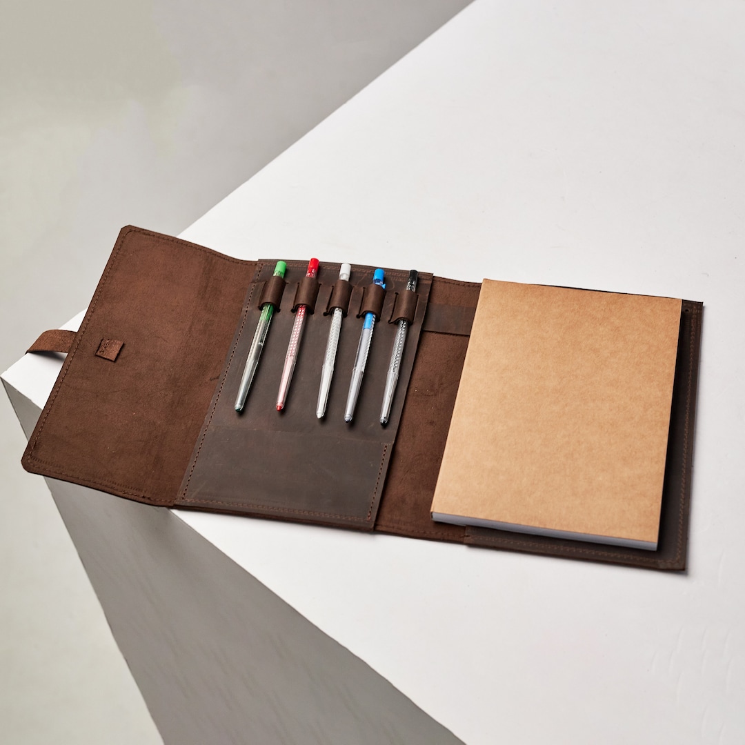 Leather Sketch Book Cover, Personalized Sketchbook Cover, Handmade ...