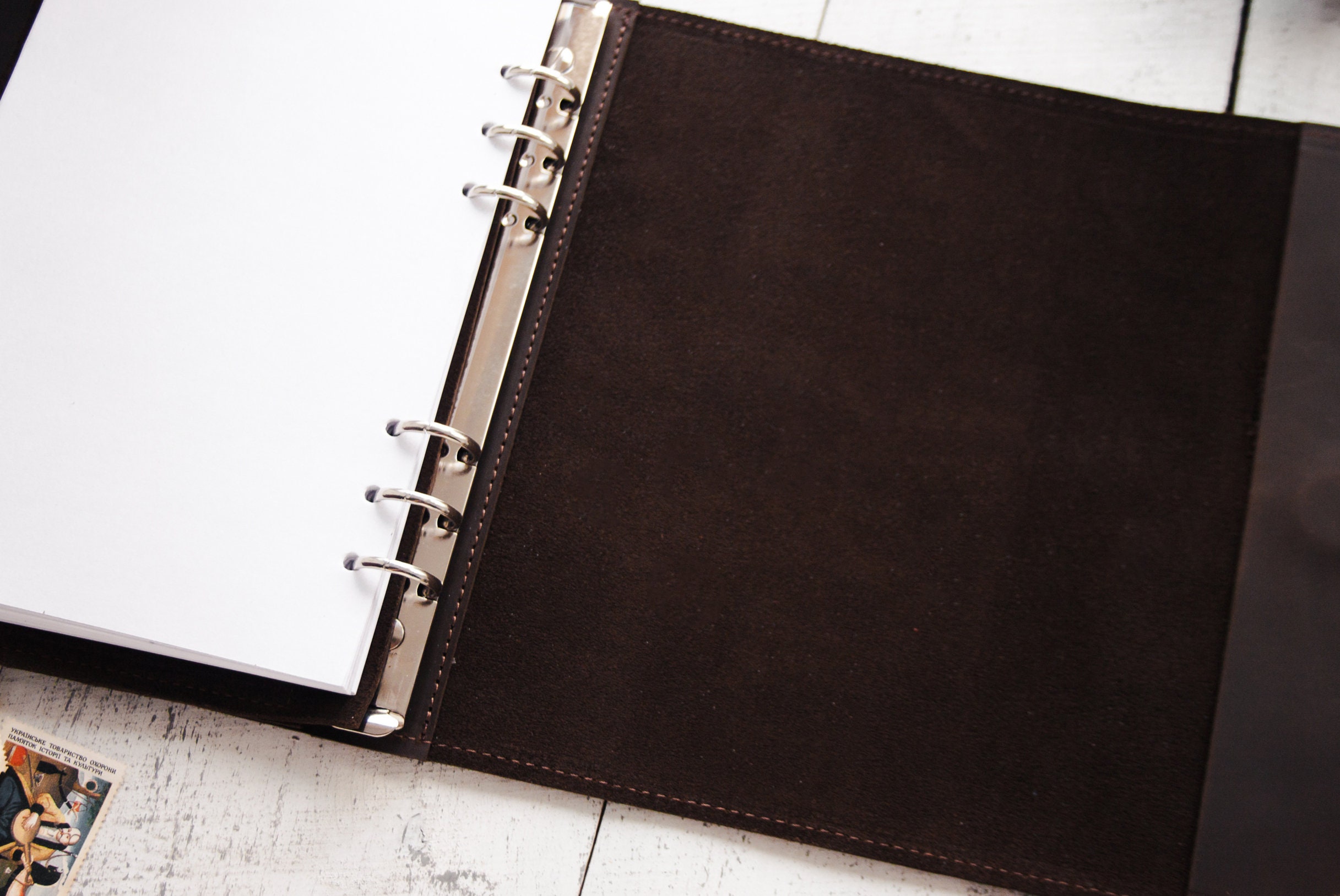 Leather Binder Portfolioleather Binder Coverportfolio Binder - Etsy