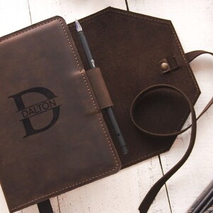 Leather Book Cover Wrap,book Cover With Bookmark,handmade Book Cover ...