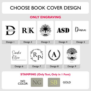 Personalized Leather Book Sleeve, Handmade Book Sleeves, Monogrammed ...