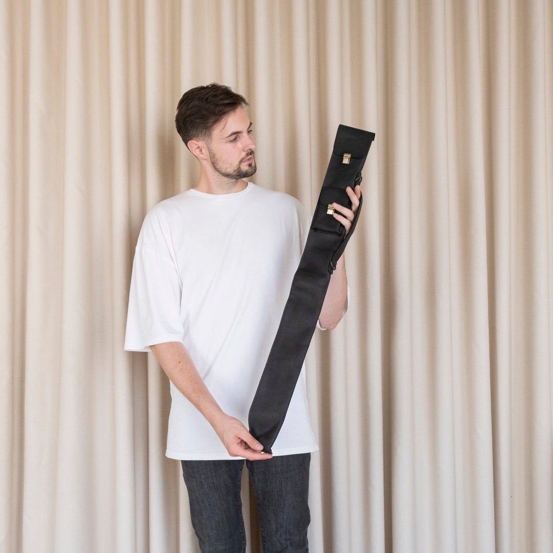 Personalized Leather Pool Cue Case, Leather Cue Case, Custom Pool Cue ...