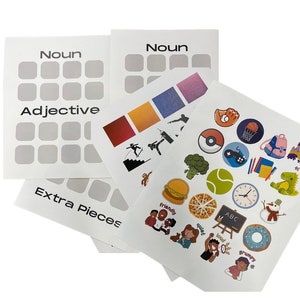 Printable File Folder Sorting Games | Sort Nouns, Adjectives, Verbs ...