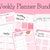 Pink Weekly Planner Bundle Printable Planner Digital Download 6 Designs Included PDF Print Cute ...