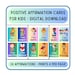 Printable Affirmation Cards for Kids Perfect for at Home or at School ...