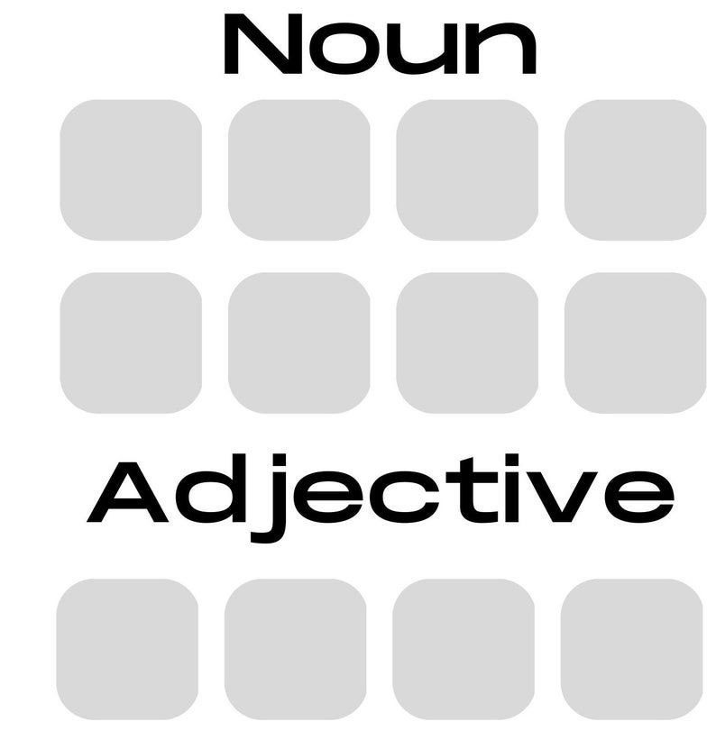 Printable File Folder Sorting Games Sort Nouns, Adjectives, Verbs Parts ...