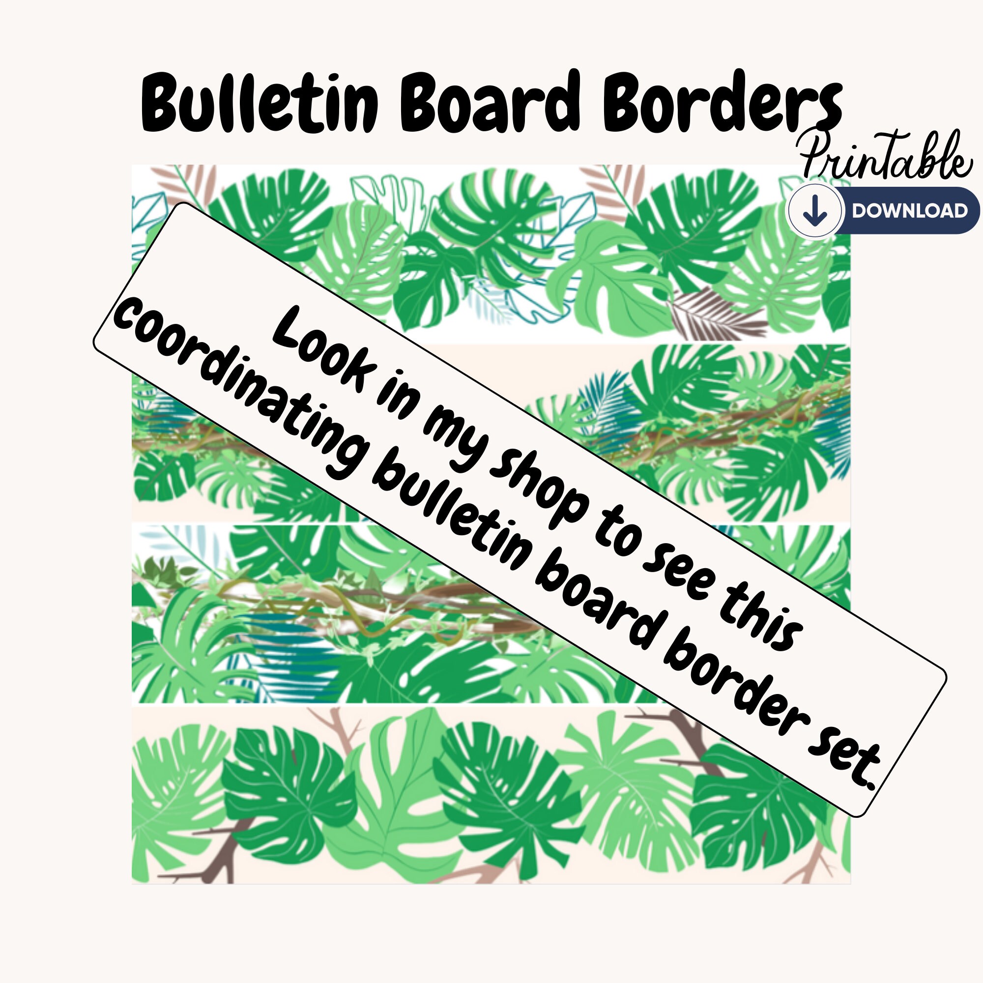 Jungle Classroom Calendar Set | Includes Days of Week, Months of Year ...