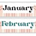 Happy Boho Classroom Calendar Set | Includes Days of Week, Months of ...