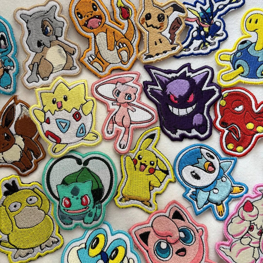 Gengar Embroidered Patch, Poke Characters Sew on for Jackets, Hats ...