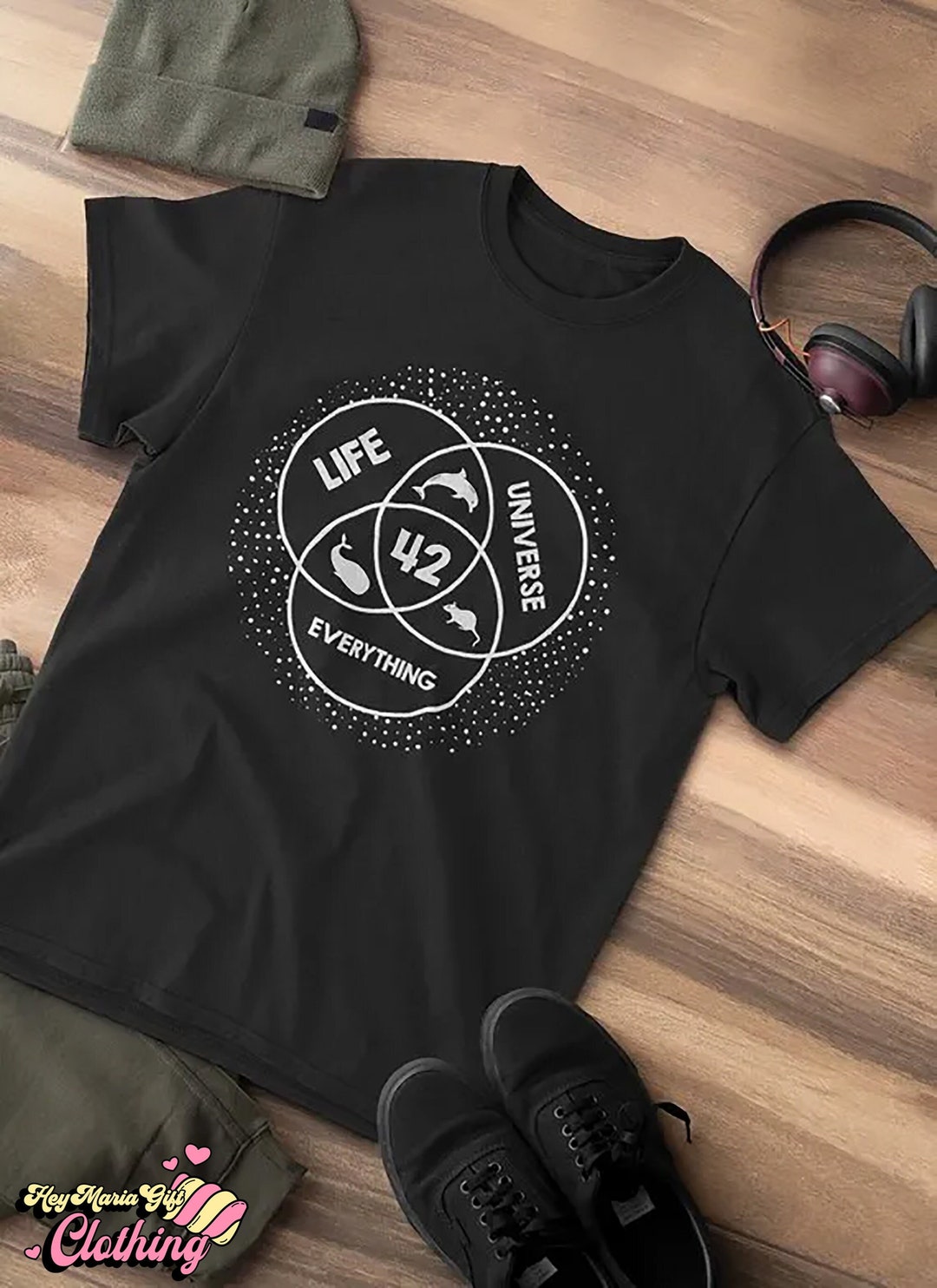 42 the Answer to Life the Universe and Everything Shirt, Vintage Shirt ...