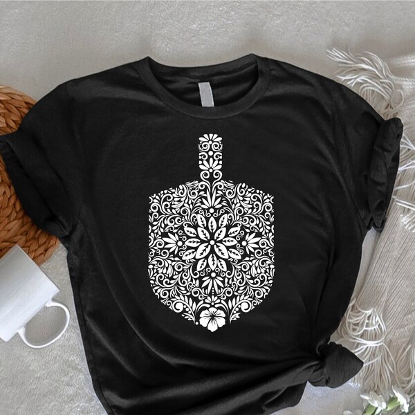 Floral Dreidel Shirt - Etsy