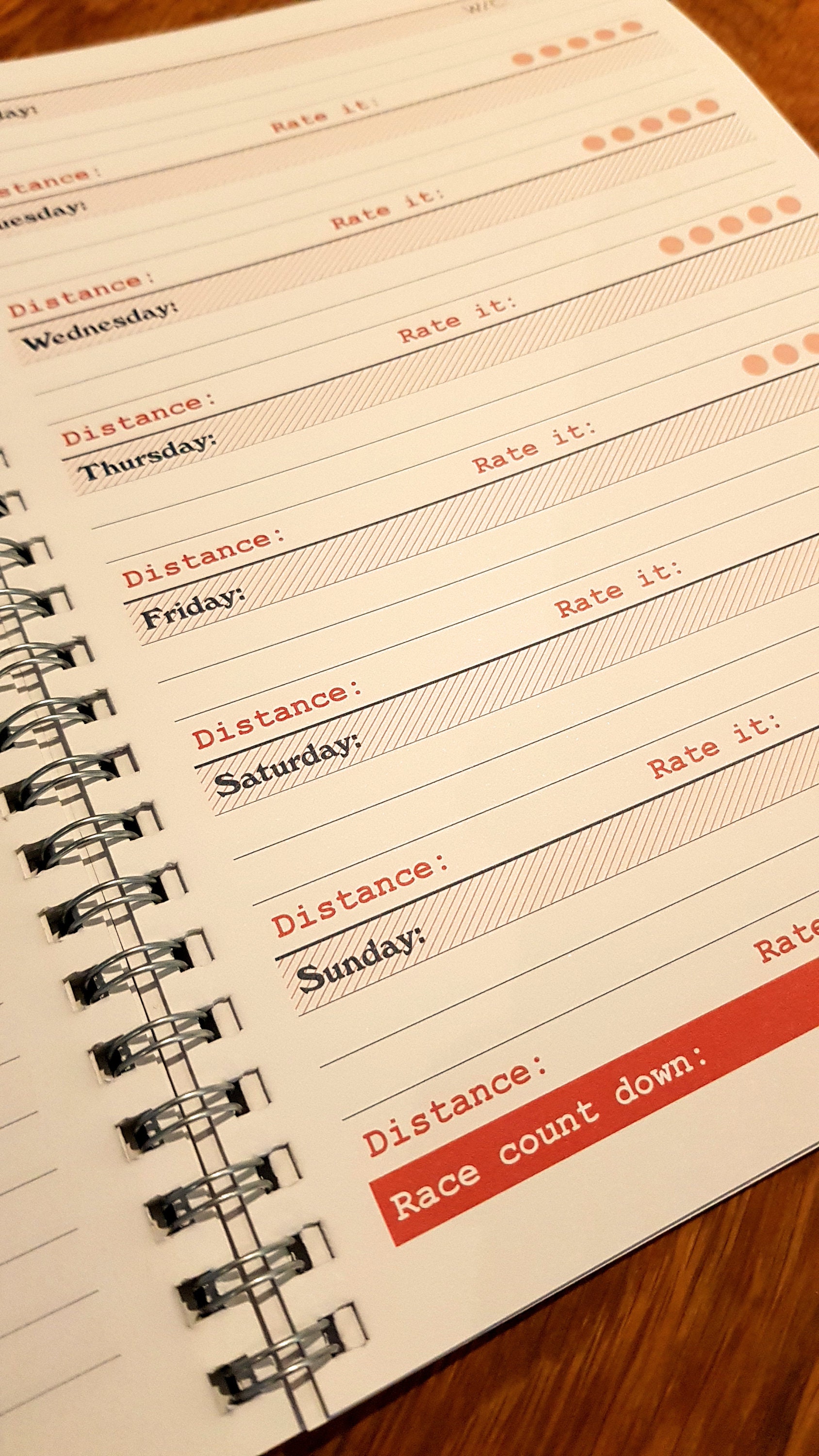 Bosky A5 Running Log Book - Etsy