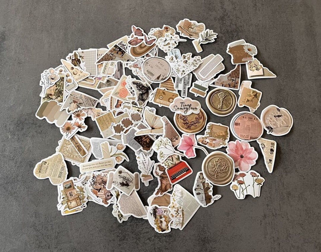 Vintage Stickers Stickers Waterproof & Very Stable 25 - Etsy