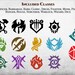 Dnd 2024 Class Emblems SVG PNG Every Class Icon Incl Artificer ...