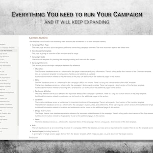 Dnd Campaign Planner RPG Notion Template Organizer DM Binder Journal ...
