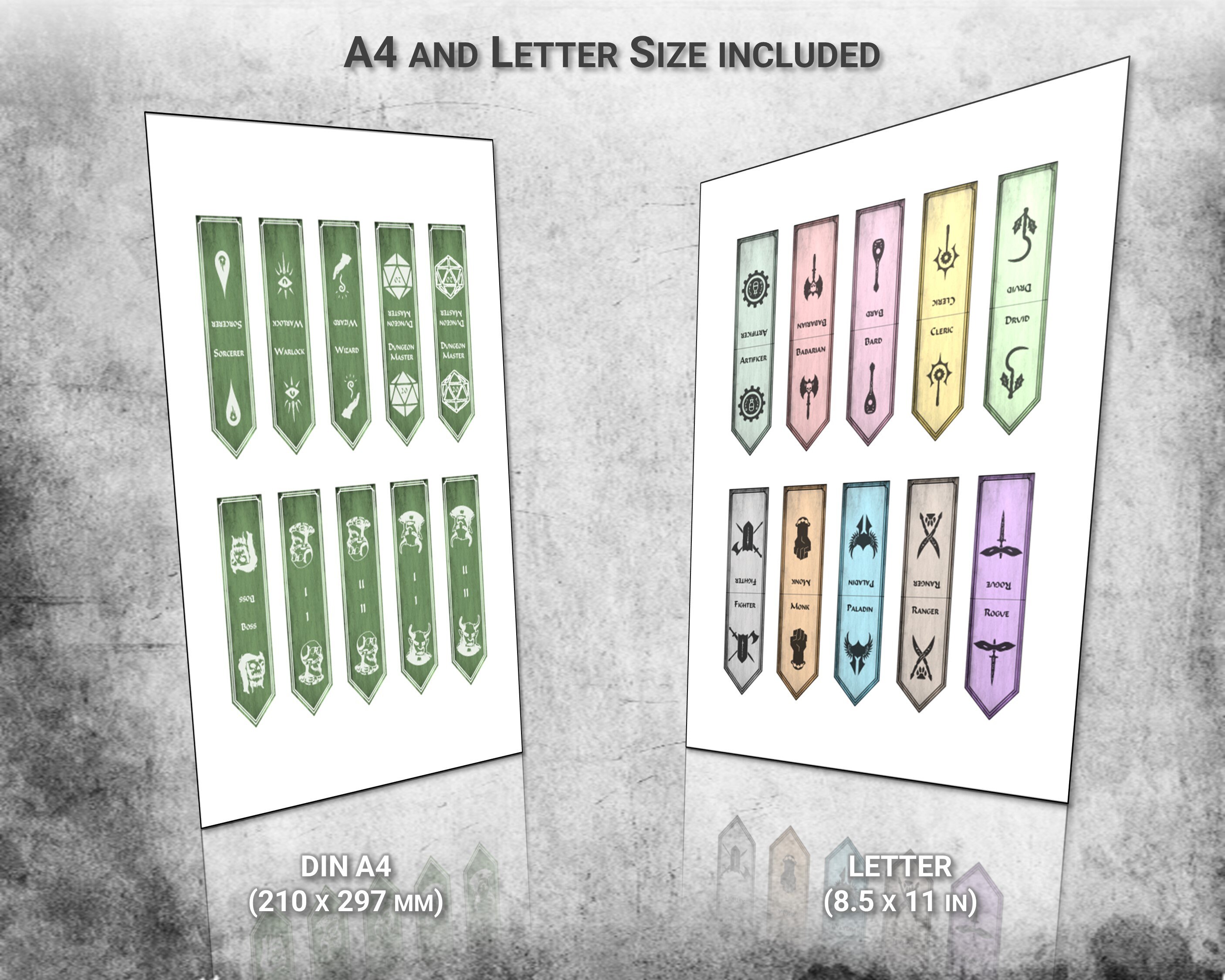 Dnd Initiative Tacker PDF Fillable Token for All Classes - Etsy