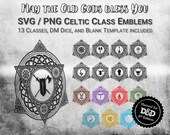 Dnd Class Emblems SVG PNG Every Class Icon Incl Artificer - Etsy