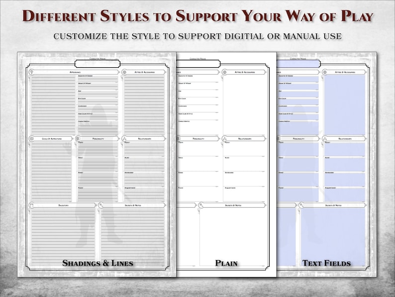 Dnd 2024 Character Sheet PDF Fillable Class Background Template Spell List Inventory Editable ...