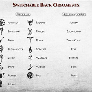 Dnd Ability Cards PDF Fillable for Every Class Customizable Printable ...