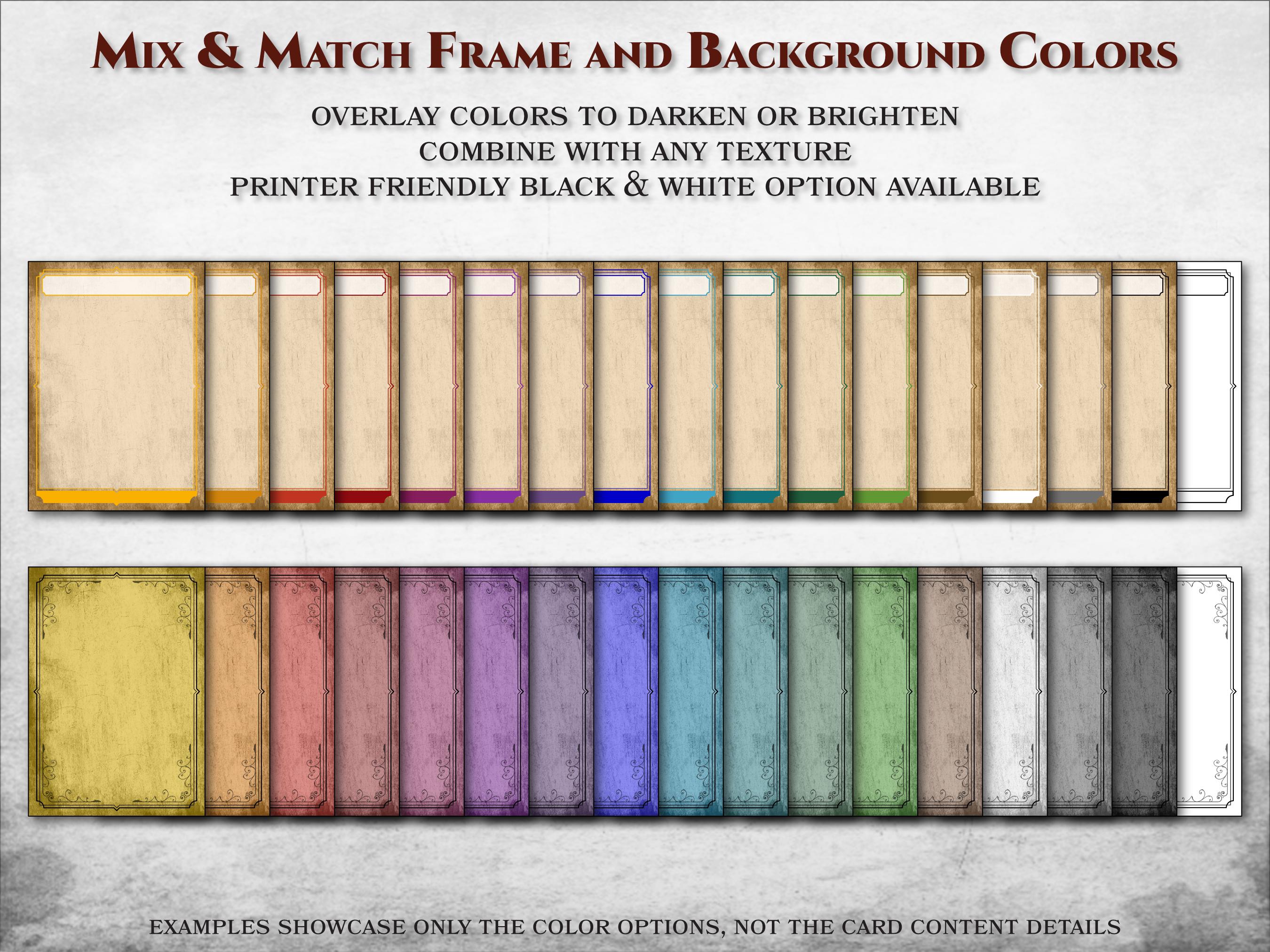 Dnd Condition Cards 2024 2014 PDF Fillable Customizable Printable ...
