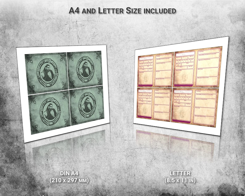 Dnd NPC Cards Monster Cards Creature Cards PDF Fillable - Etsy