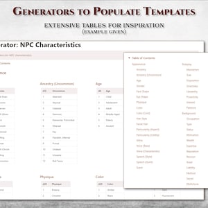 Dnd Campaign Planner RPG Notion Template Worldbuilding Organizer DM ...