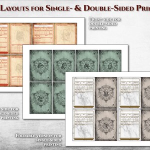 Dnd NPC Cards Monster Cards Creature Cards PDF Fillable Customizable ...