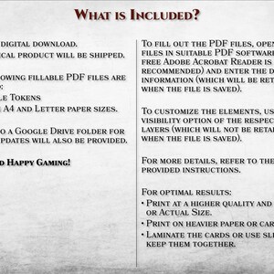 Dnd Initiative Tacker PDF Fillable Token for All Classes Customizable ...