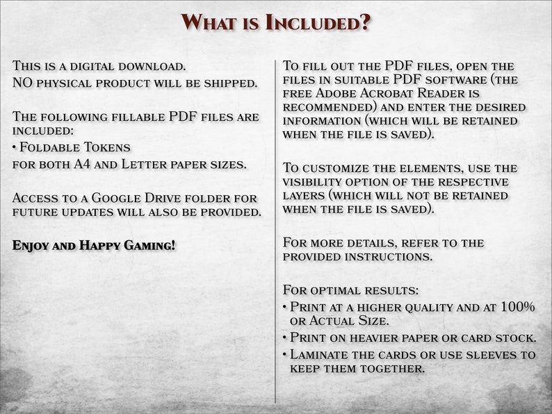 DnD Initiative Tacker PDF Fillable Token for all Classes - Etsy Portugal