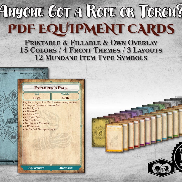 Dungeon Equipment - Etsy