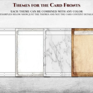 Dnd Magic Item Cards PDF Fillable Customizable Printable - Etsy