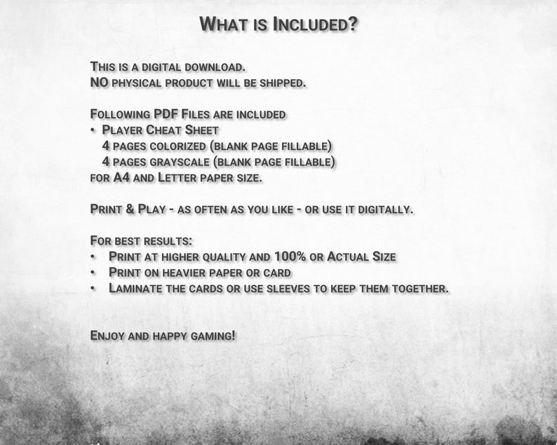 Dnd Player Cheat Sheet PDF Turn Guide New Player Guide Quick - Etsy UK