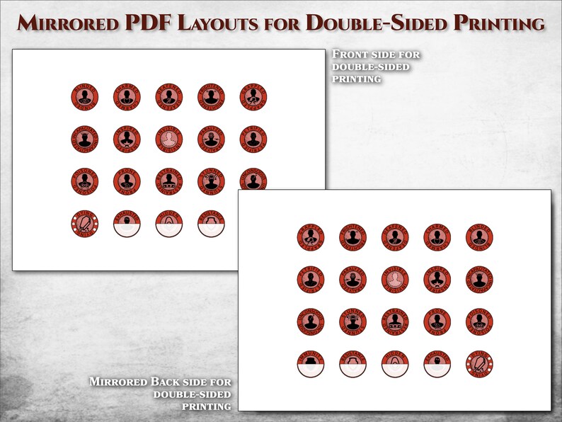 Dnd Condition Tokens PDF Player Standard Conditions - Etsy