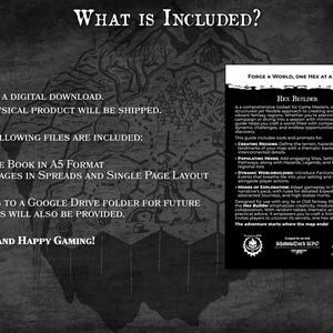 Hex Builder PDF Sandbox Hexcrawl Generator Wilderness Exploration OSR ...