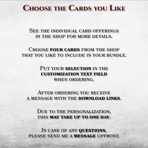 Dnd Roleplay Card Bundle PDF Fillable Cards of Your Choice Customizable ...