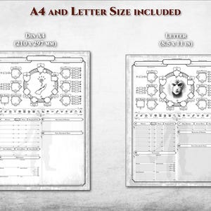 Dnd 2024 Character Sheet PDF Fillable Class Background Template Spell List Inventory Editable ...