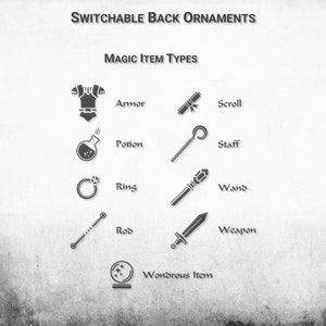 Dnd Magic Item Cards PDF Fillable Customizable Printable - Etsy