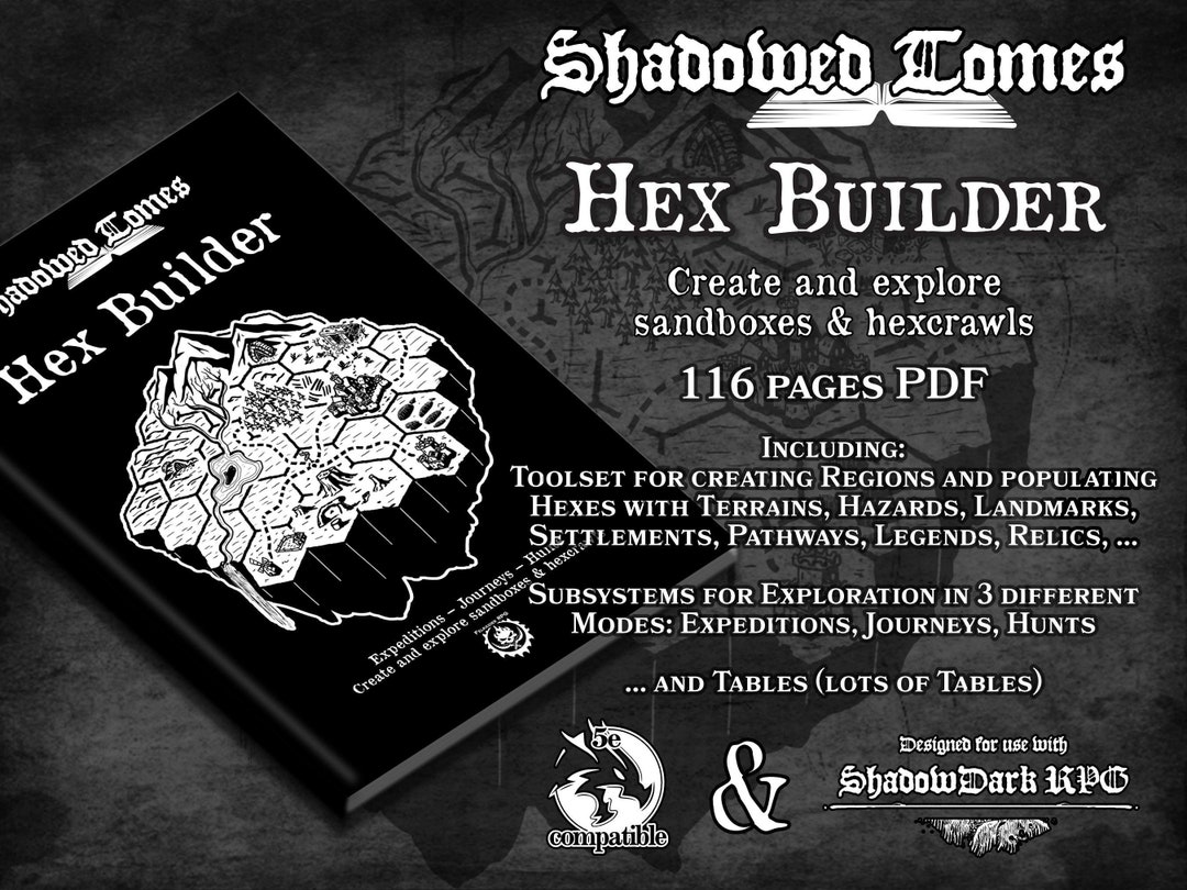 Hex Builder PDF Sandbox Hexcrawl Generator Wilderness Exploration OSR ...