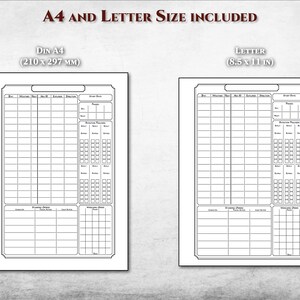 Dnd Explorer Delver Bundle PDF Fillable Resource Tracker Map Hex ...