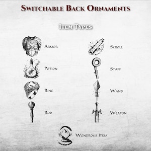 Dnd Magic Item Cards PDF Fillable Customizable Printable Accessory ...