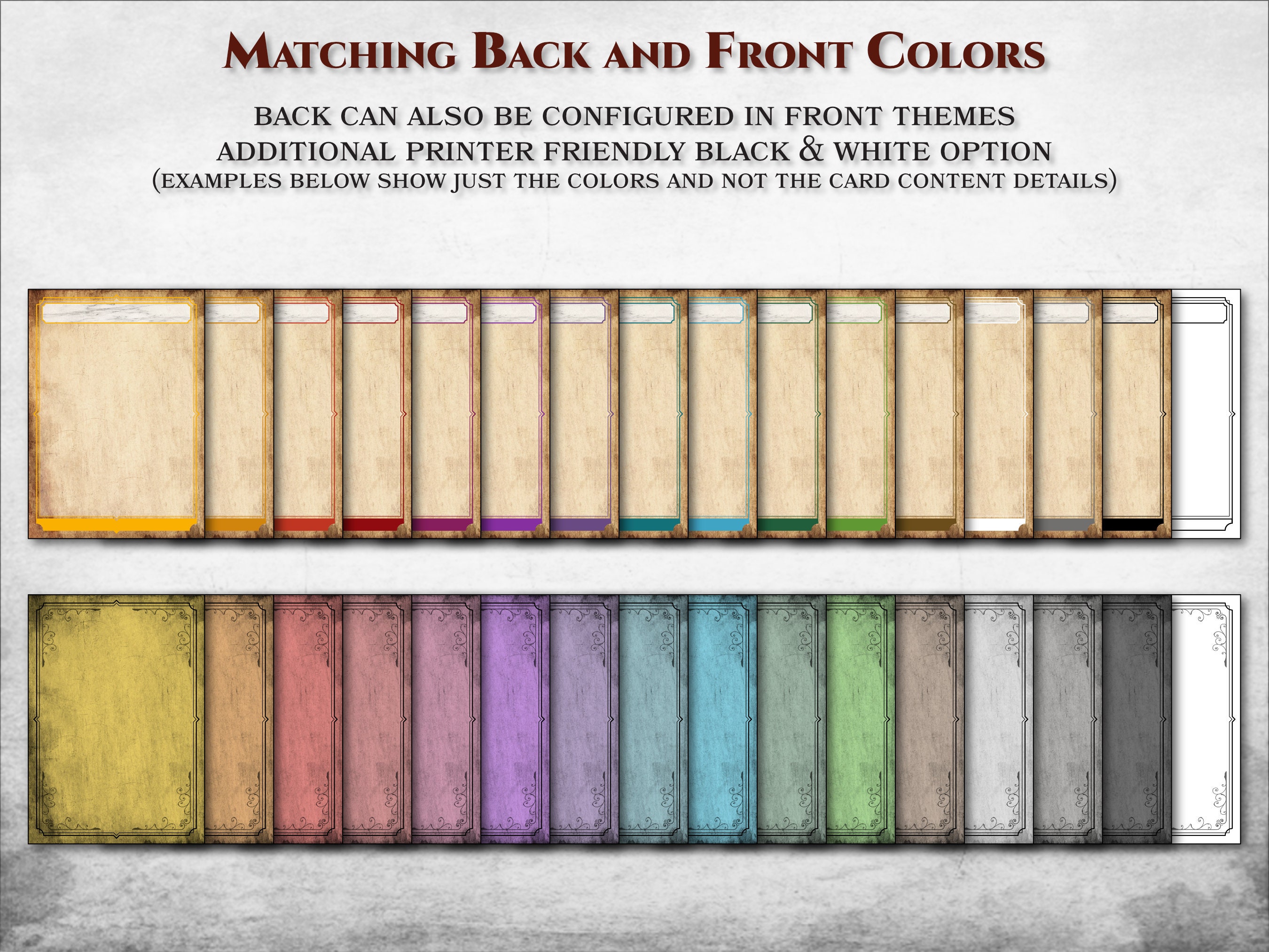 Dnd Exploration Inspiration Cards PDF Fillable 40 Effects Customizable ...