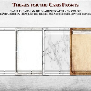 Dnd Ability Cards PDF Fillable for Every Class Customizable Printable ...