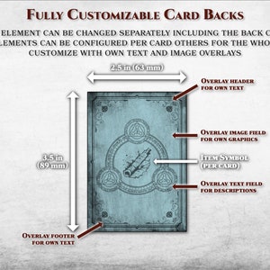 Dnd Magic Item Cards PDF Fillable Customizable Printable Accessory ...