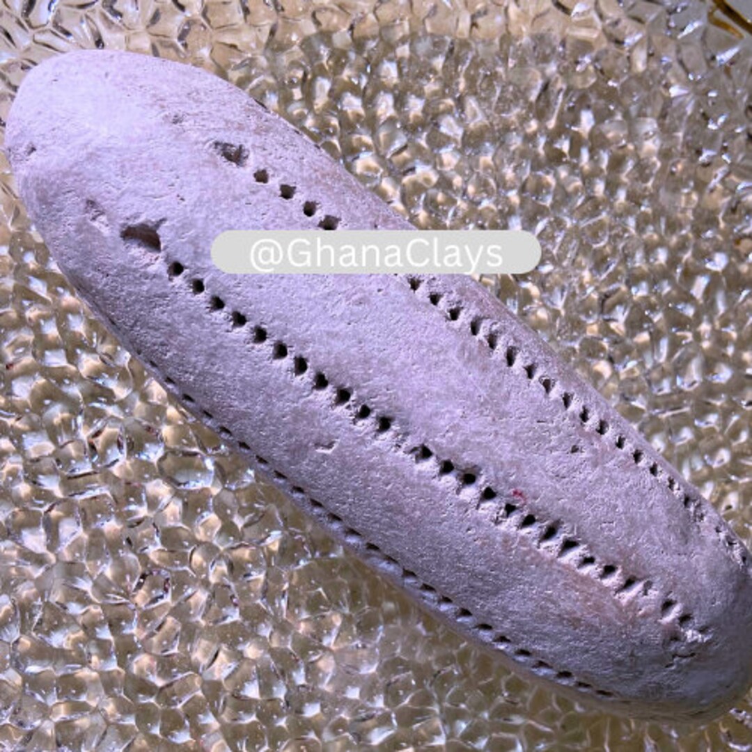Edible Clay Jumbo Big Ga Ayilo With Holes Shiley Unsmoked Ghana Ayilo ...