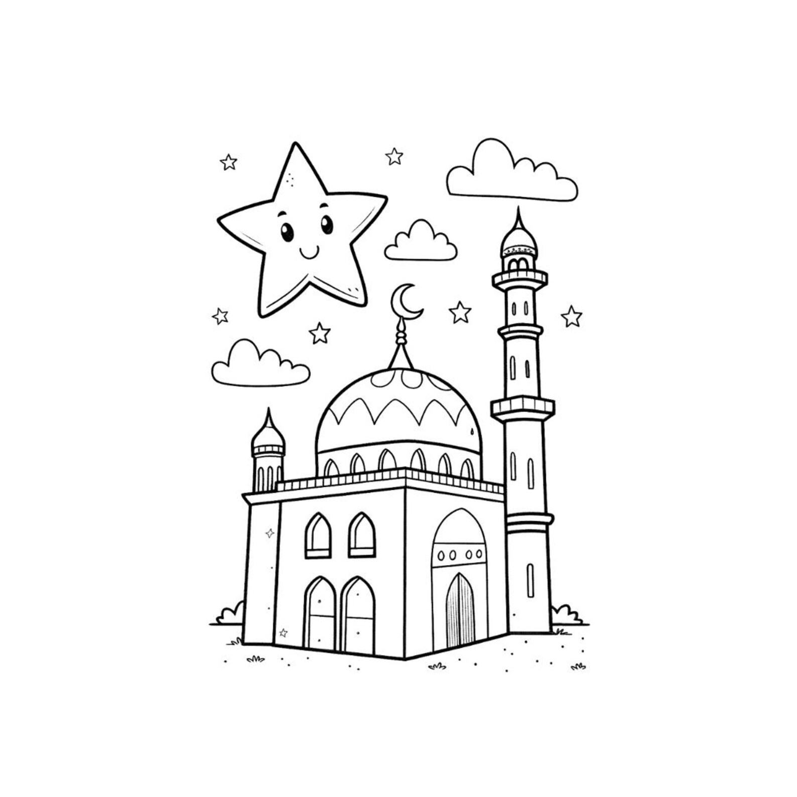 Ramadan Activity Book for Kids - Printable Islamic Worksheets, Coloring ...