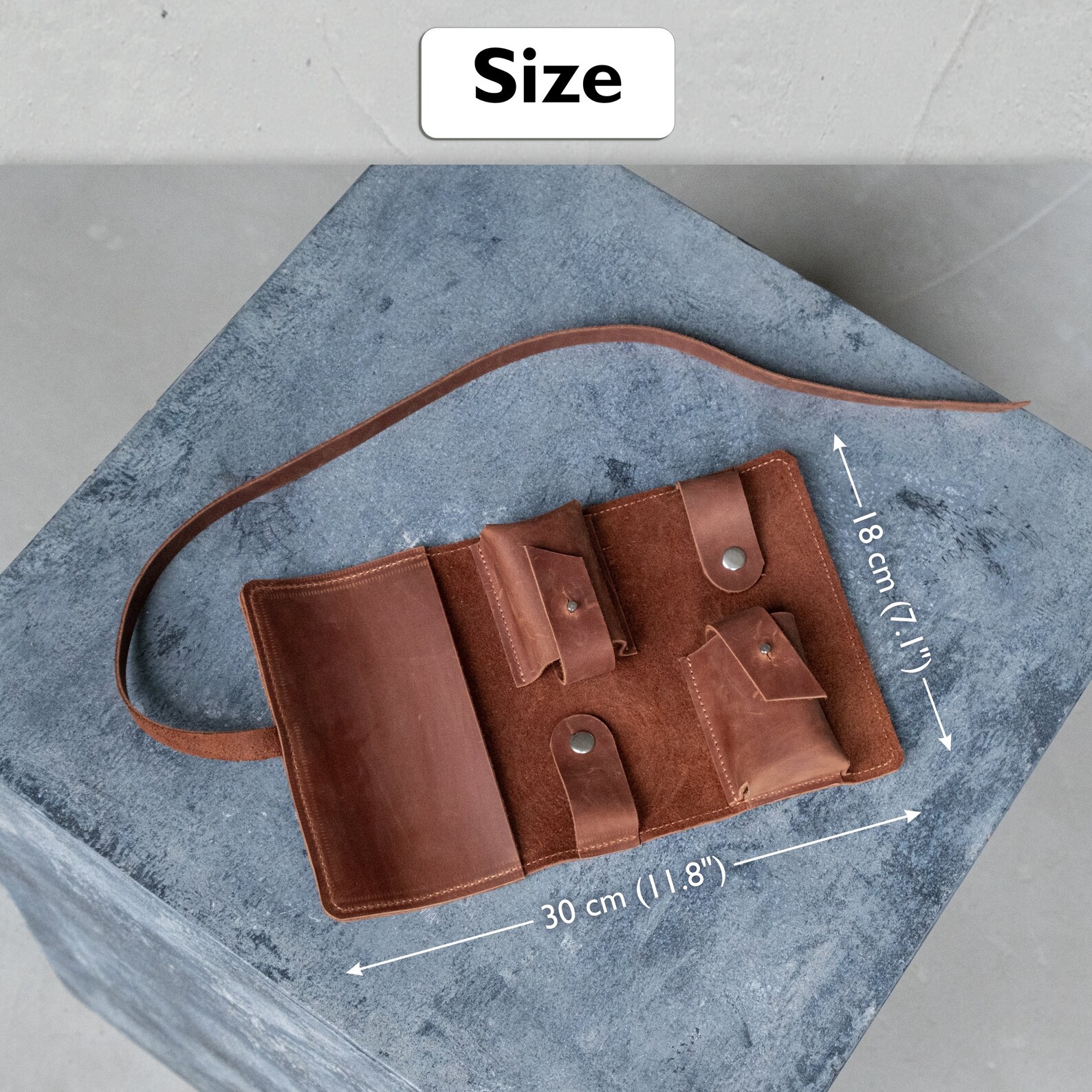 Leather Charger Roll Up, Travel Charger Organizer, Leather Cable ...